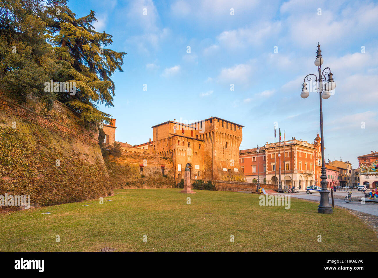 the historical center of a typical Italian town Stock Photo - Alamy