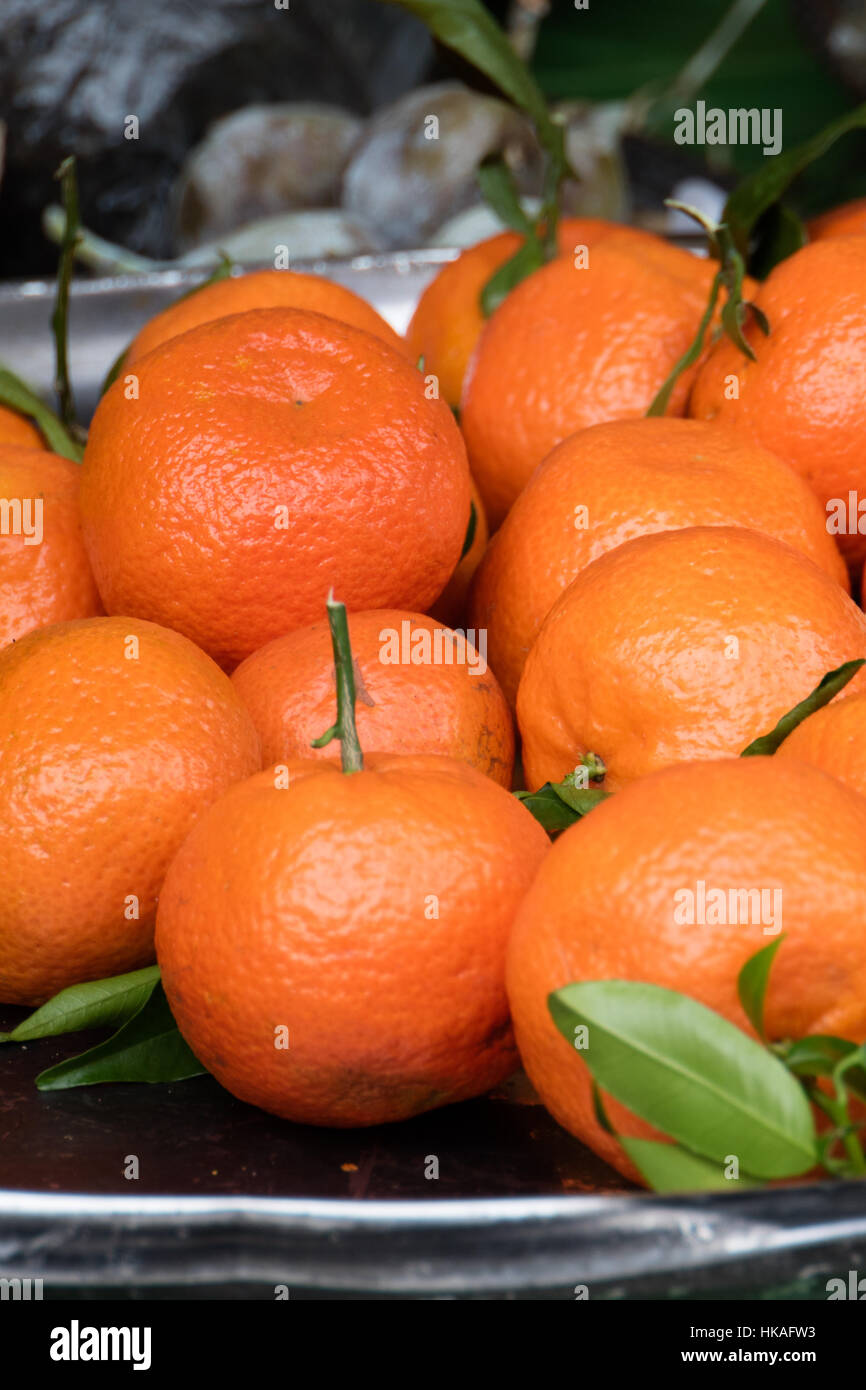 Fresh clementines fruit in supermarket Stock Photo - Alamy