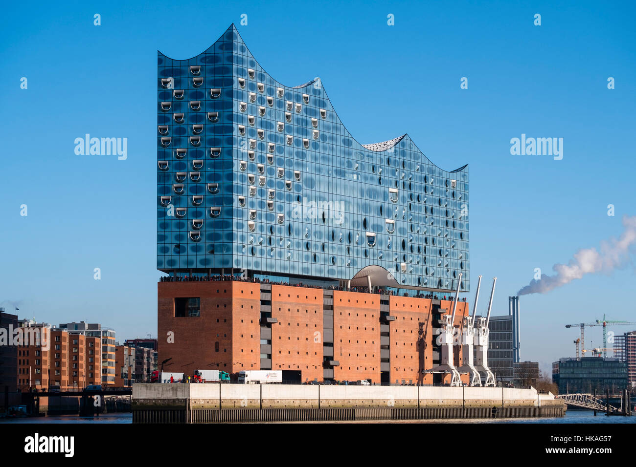 Elbphilharmonie, Hamburg, Germany; View of new Elbphilharmonie opera ...