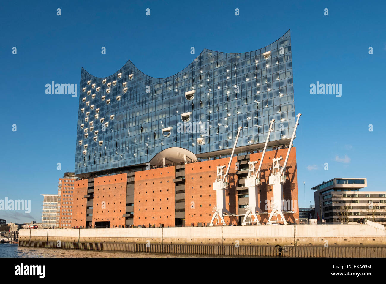 Elbphilharmonie, Hamburg, Germany; View of new Elbphilharmonie opera ...