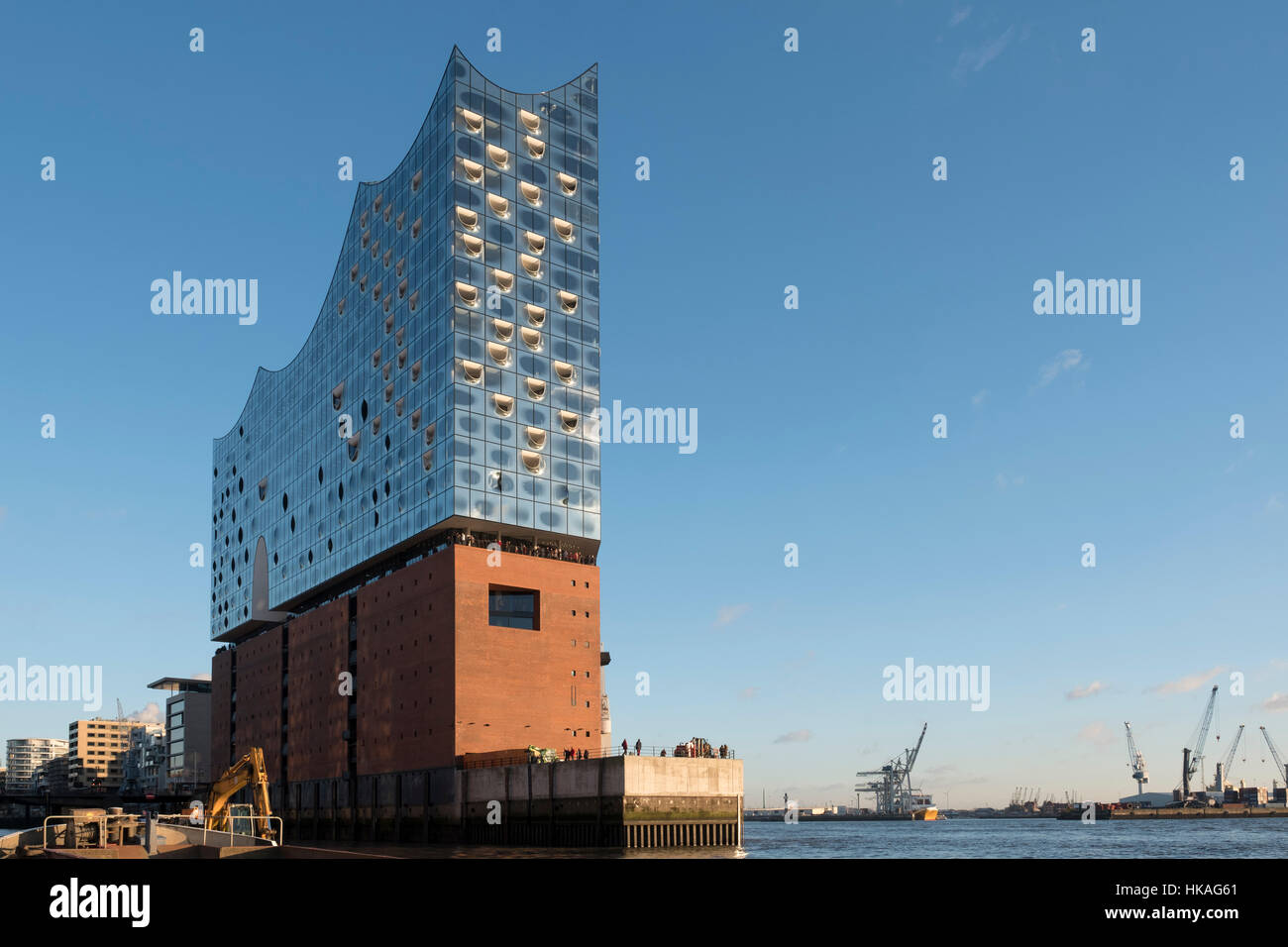 Elbphilharmonie, Hamburg, Germany; View of new Elbphilharmonie opera ...