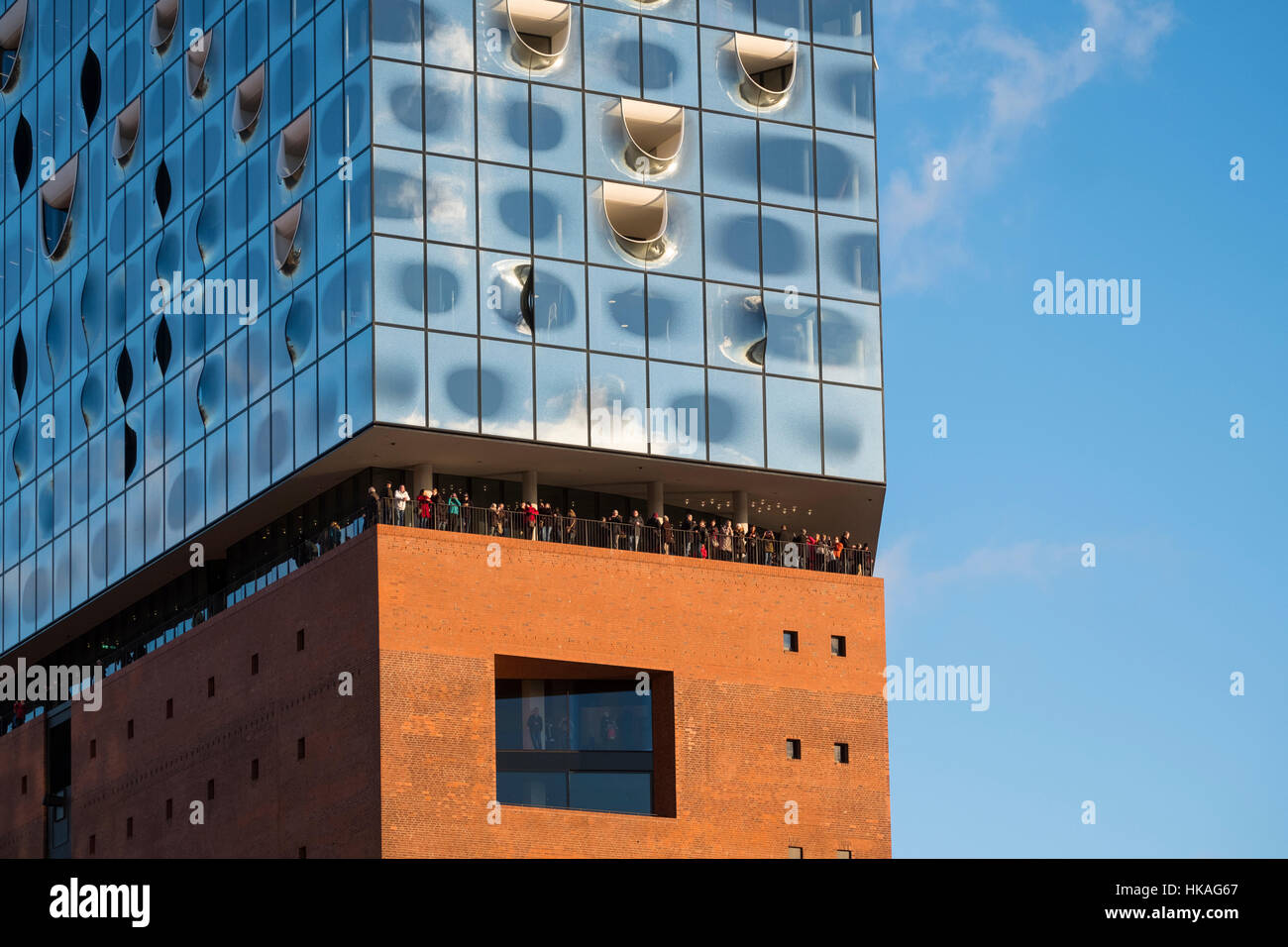 Elbphilharmonie, Hamburg, Germany; View of new Elbphilharmonie opera ...