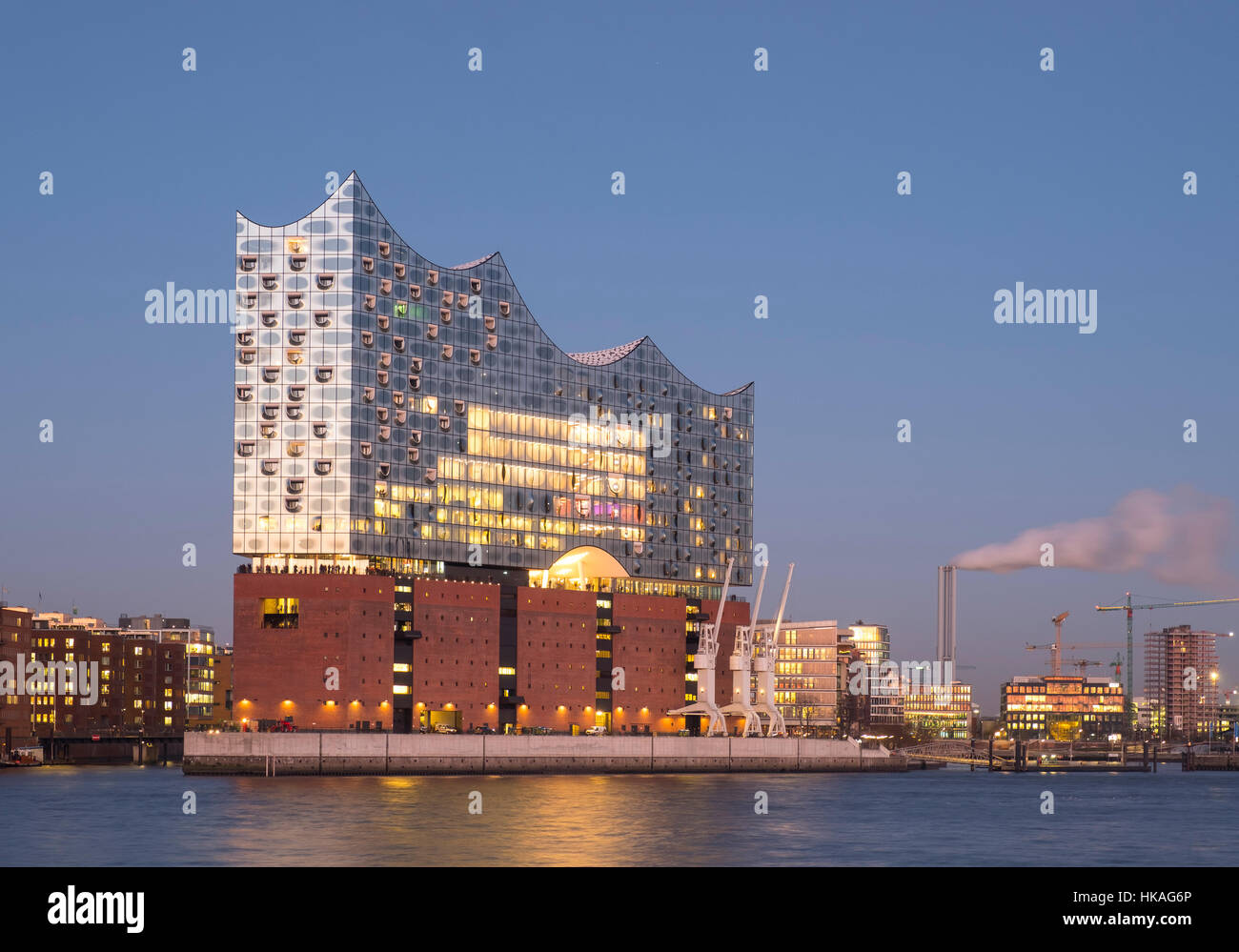 Elbphilharmonie, Hamburg, Germany; View of new Elbphilharmonie opera ...