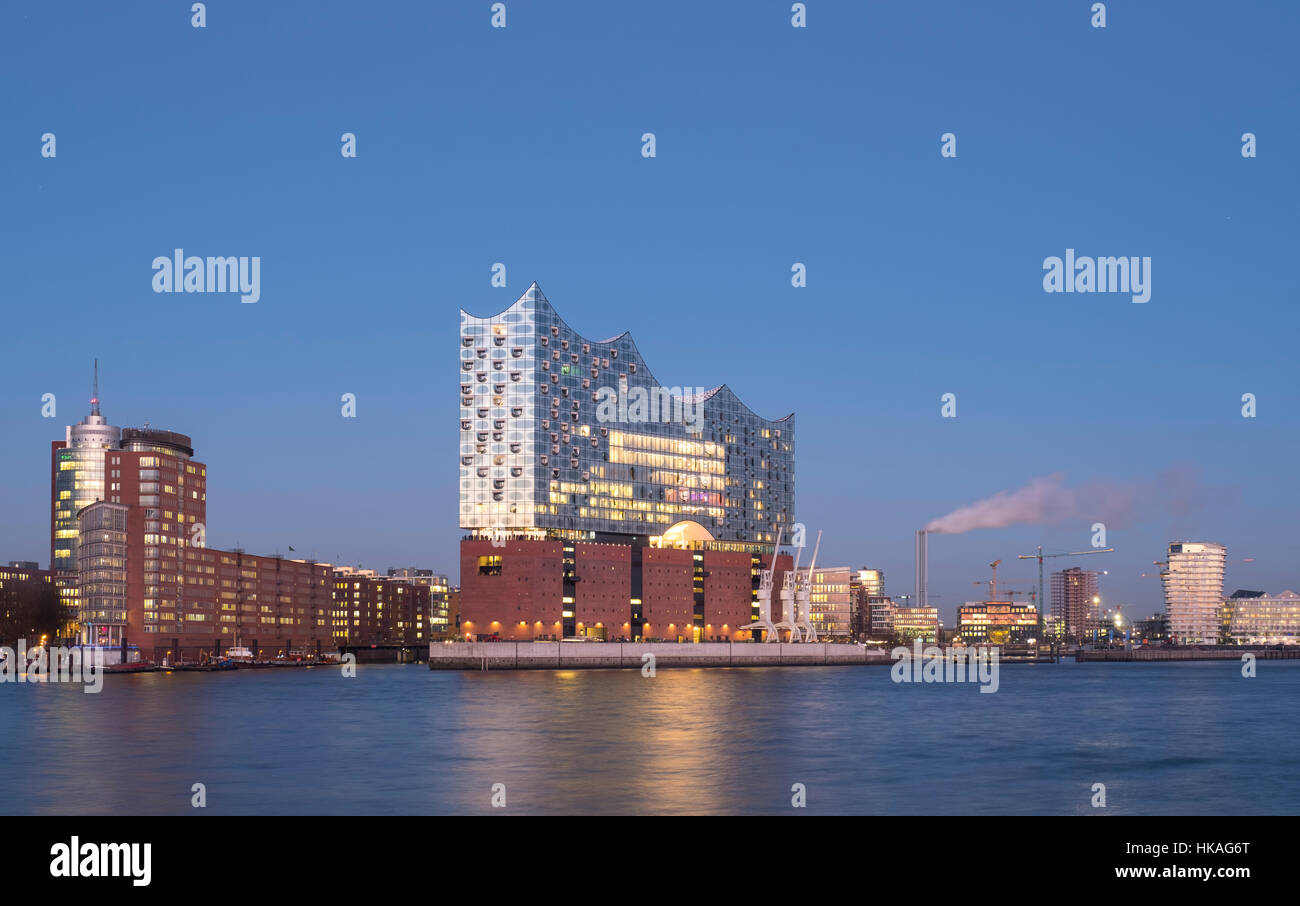 Elbphilharmonie, Hamburg, Germany; View of new Elbphilharmonie opera ...