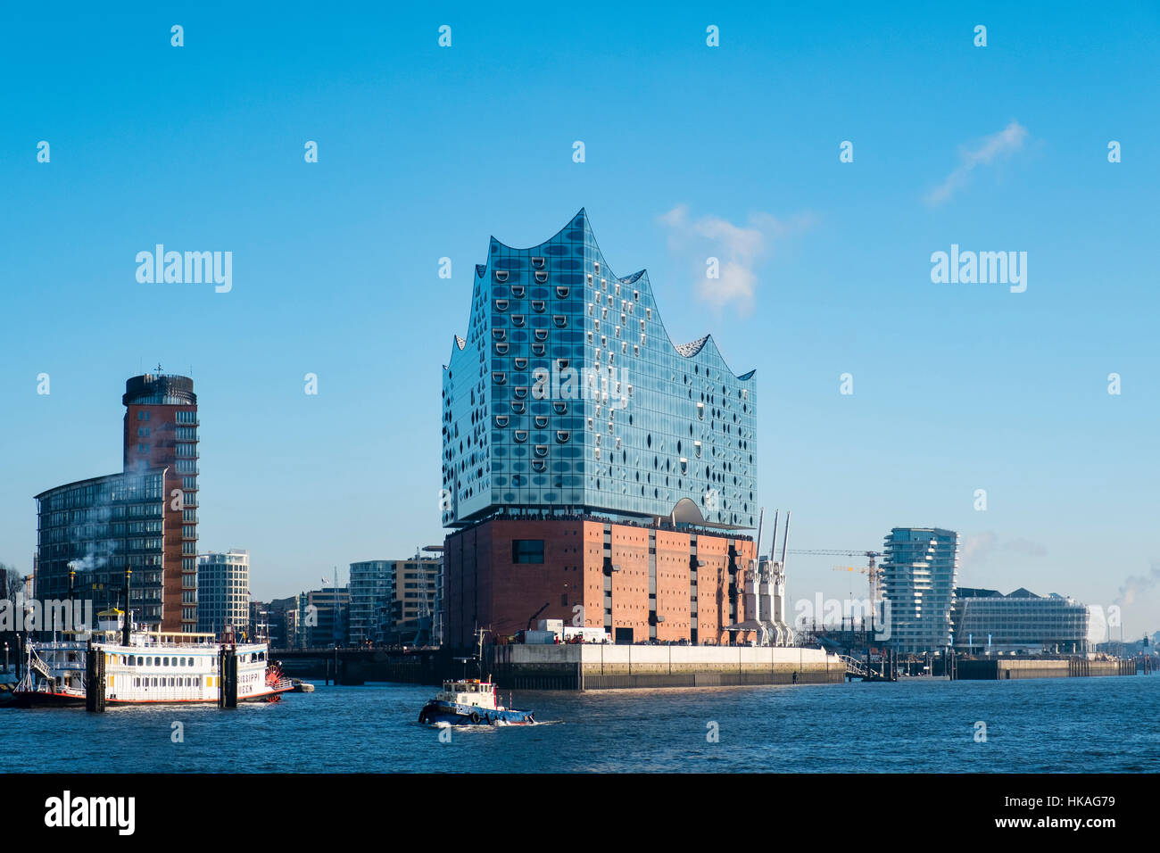 Elbphilharmonie, Hamburg, Germany; View of new Elbphilharmonie opera ...