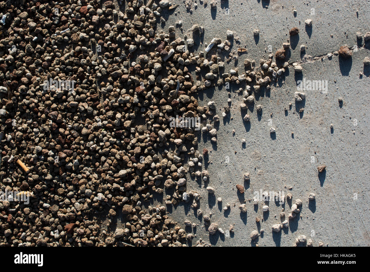 Background is full of little pebble like stones Stock Photo - Alamy