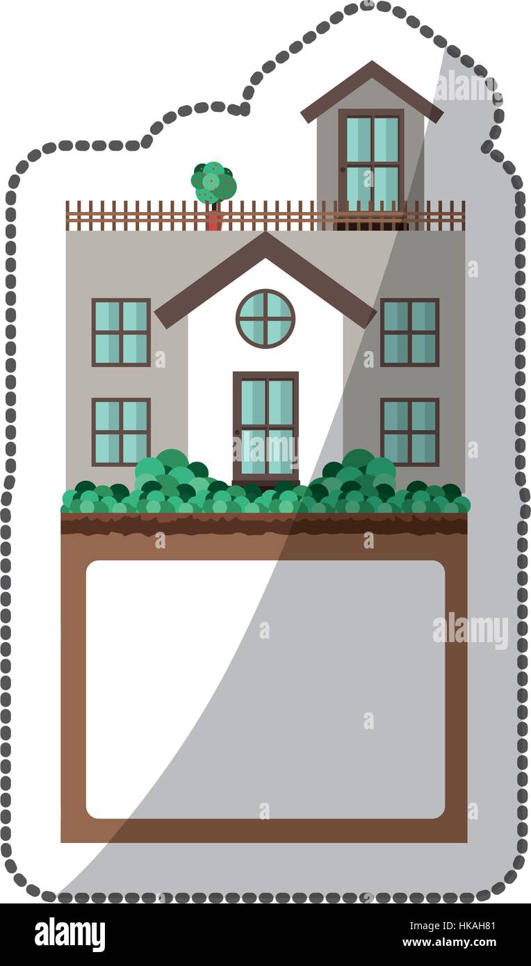 Penthouse apartment terrace Stock Vector Images - Alamy