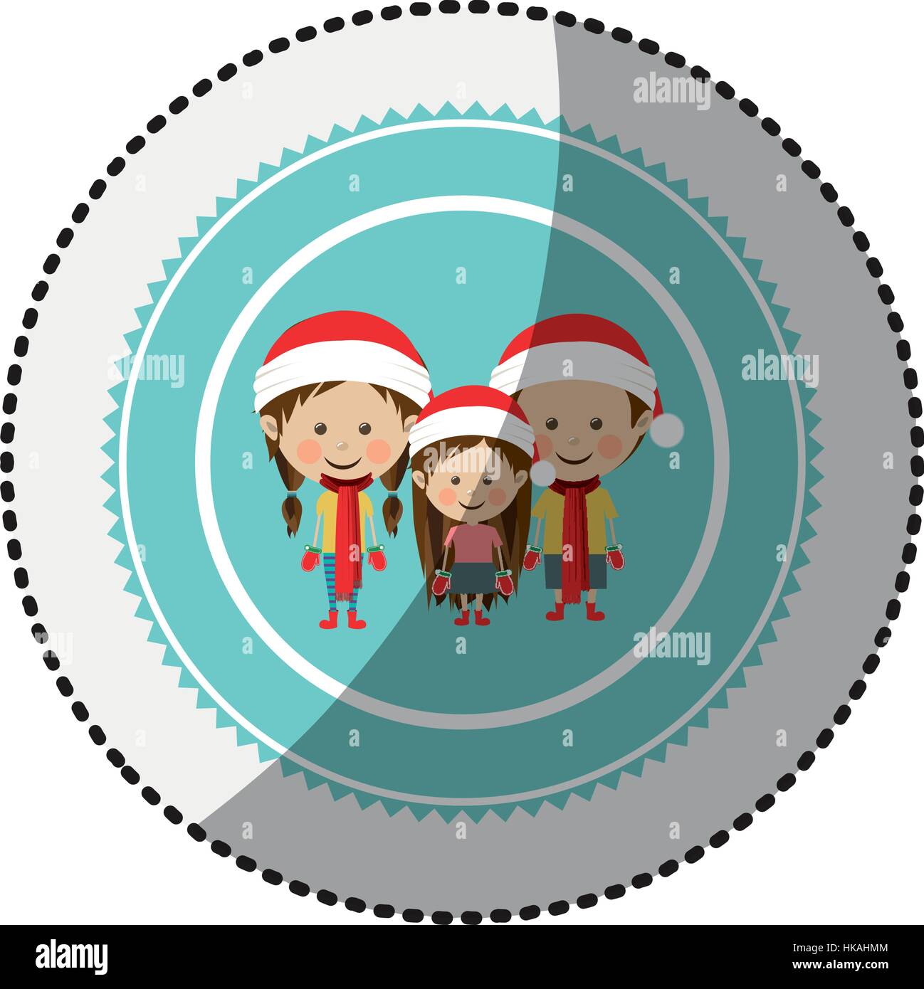 Children circle middle Stock Vector Images - Alamy