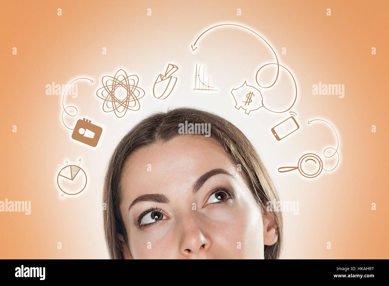 Concept of thinking control hi-res stock photography and images - Alamy