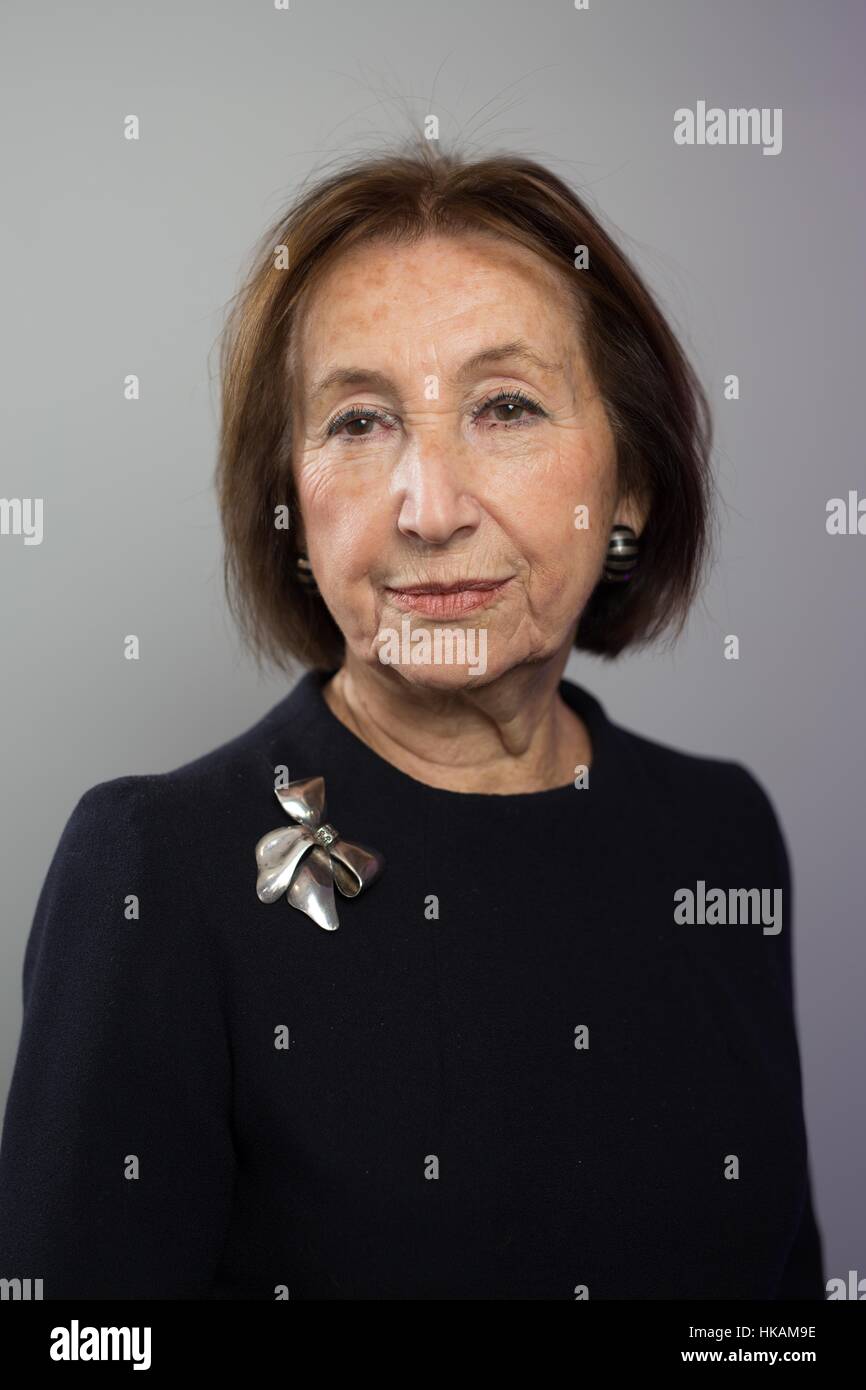 EDITORIAL USE ONLY Hannah Lewis, a survivor of the Holocaust, at the ...
