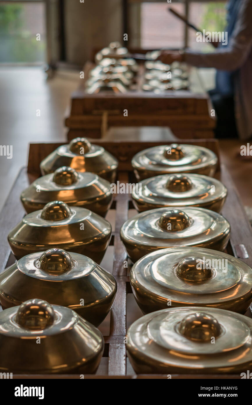Traditional balinese percussive music instruments for "Gamelan ...