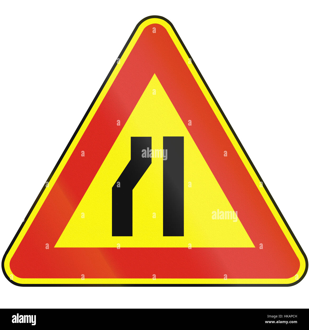 The temporary triangle Cut Out Stock Images & Pictures - Alamy