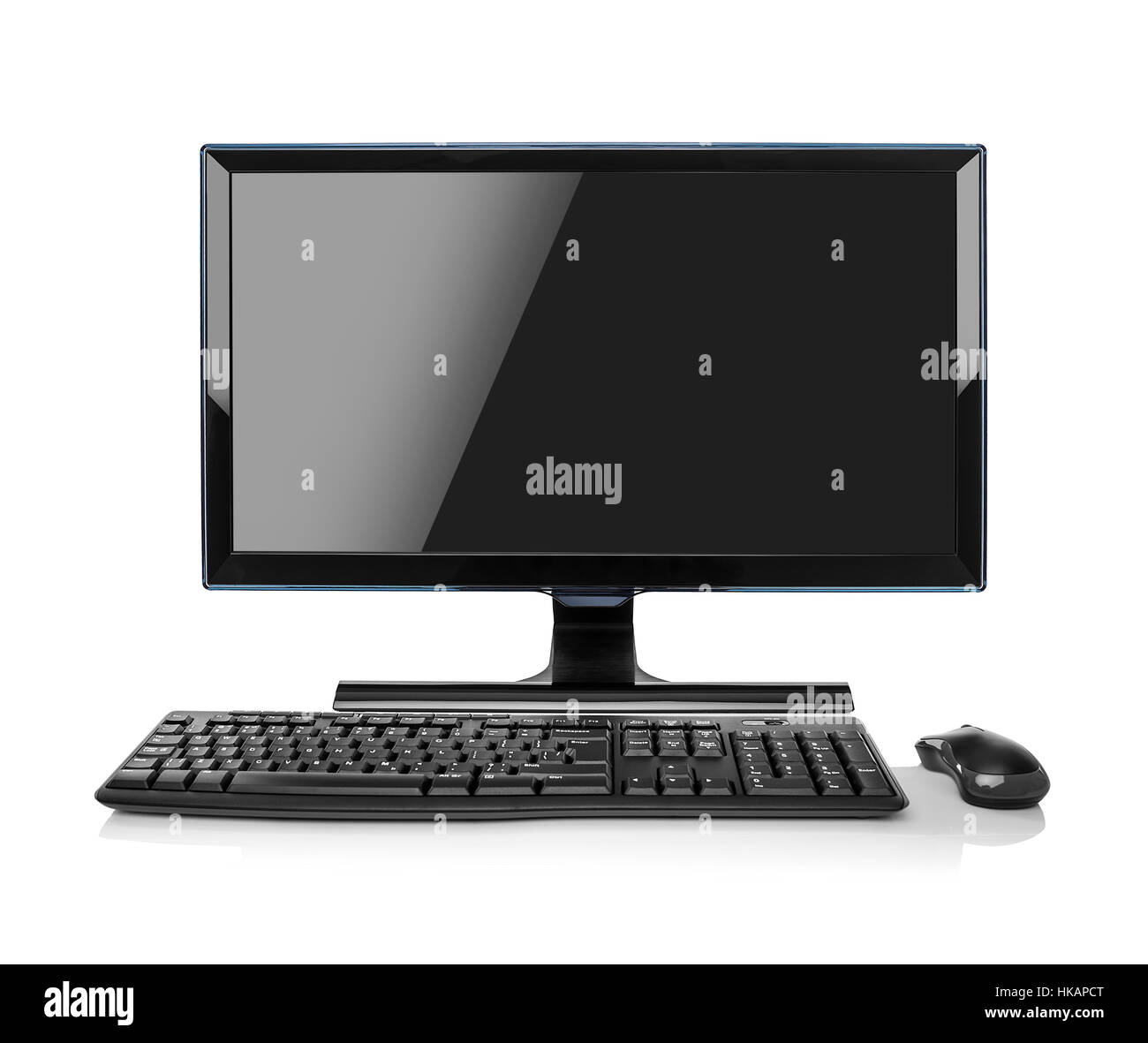 Desktop PC computer isolated Stock Photo - Alamy