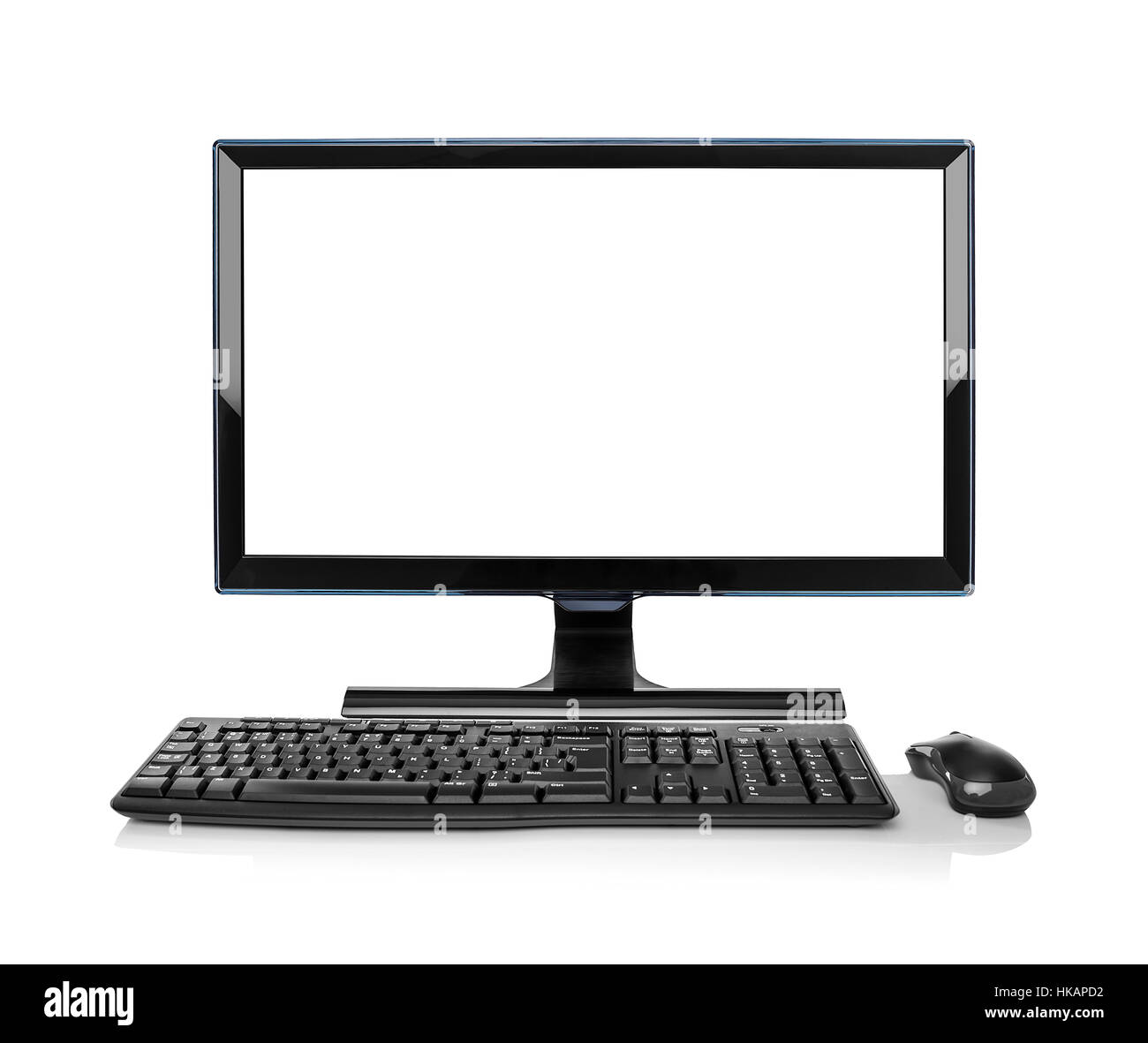 Desktop PC computer isolated Stock Photo - Alamy