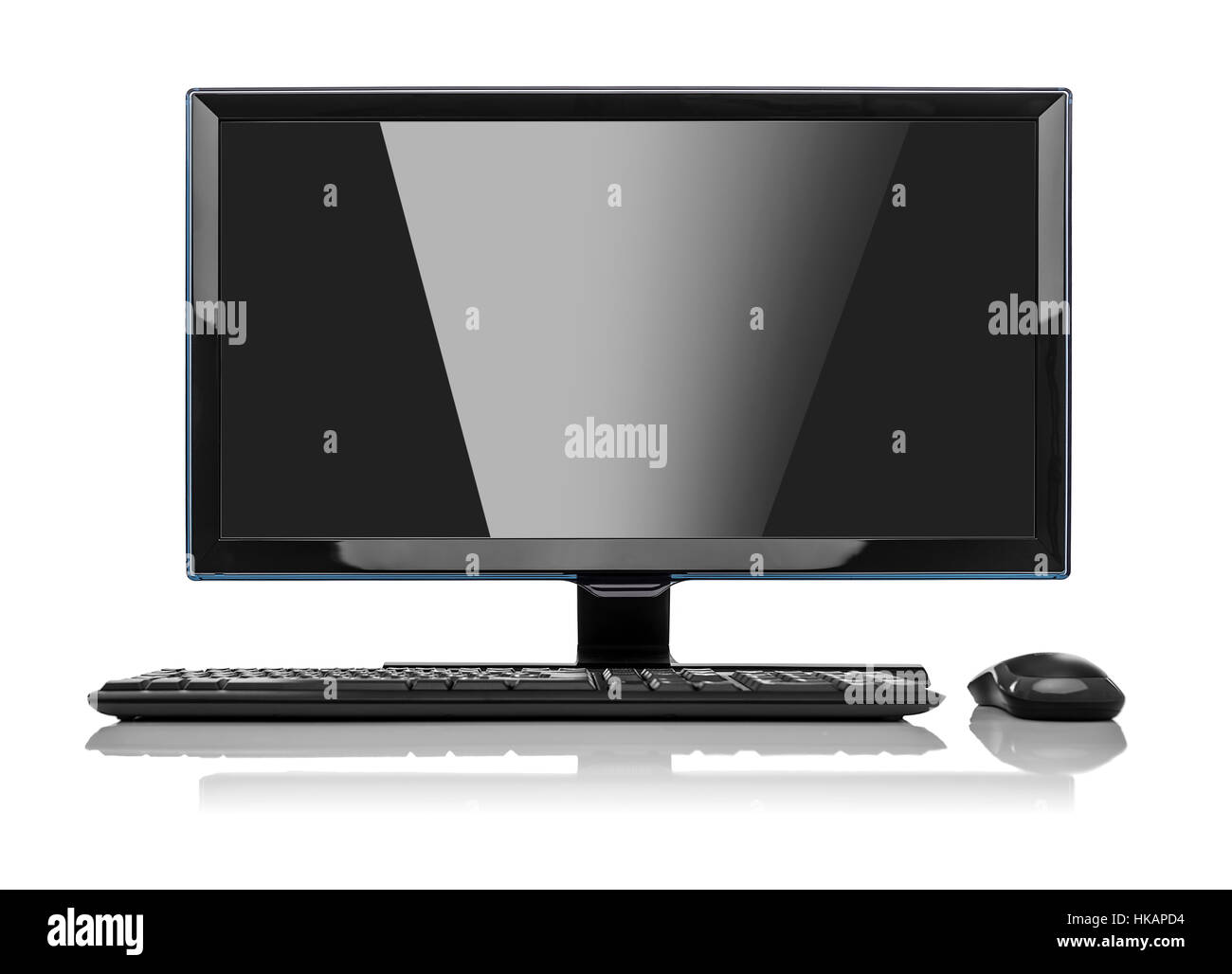 Desktop PC computer isolated Stock Photo - Alamy