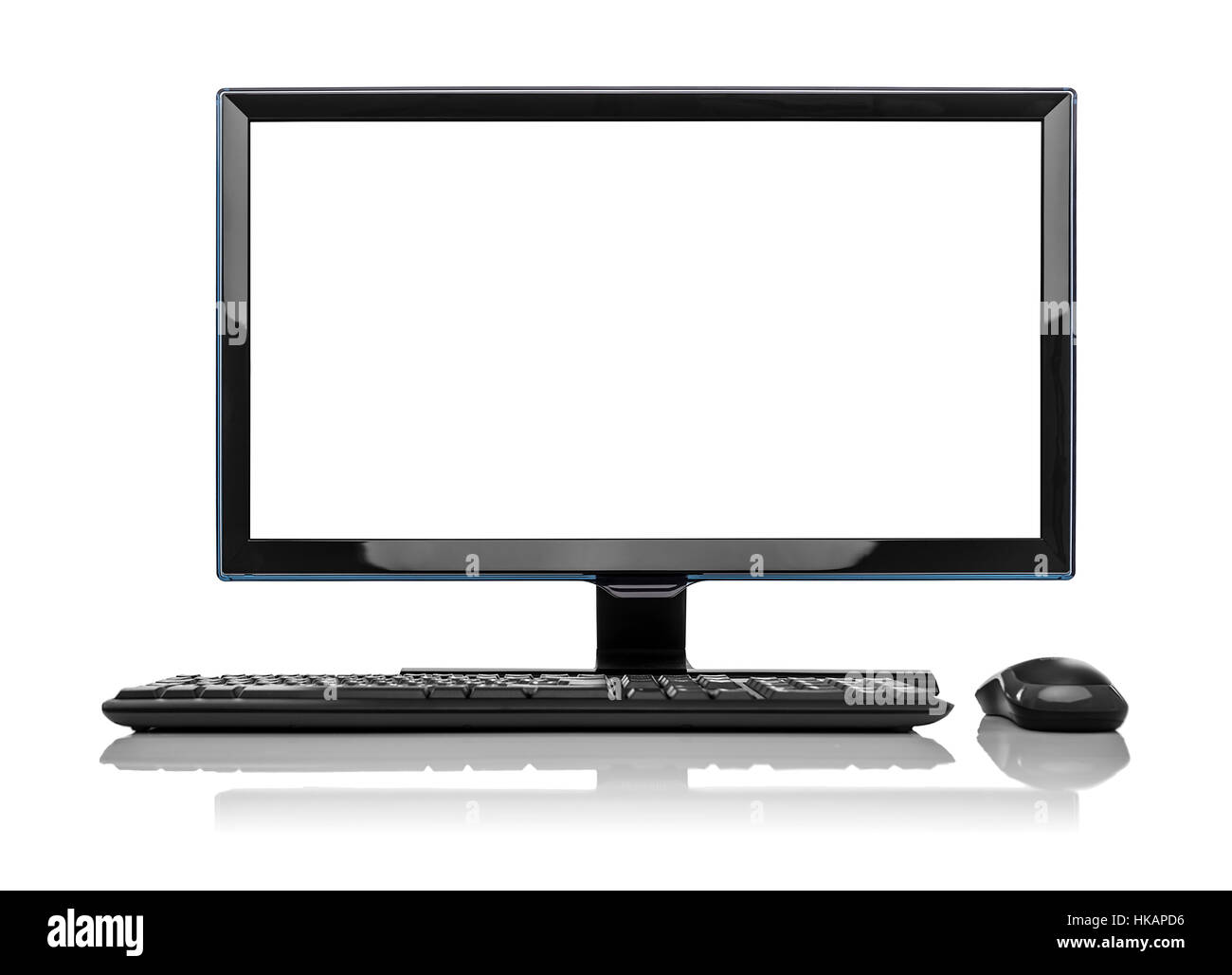 Desktop PC computer isolated Stock Photo - Alamy
