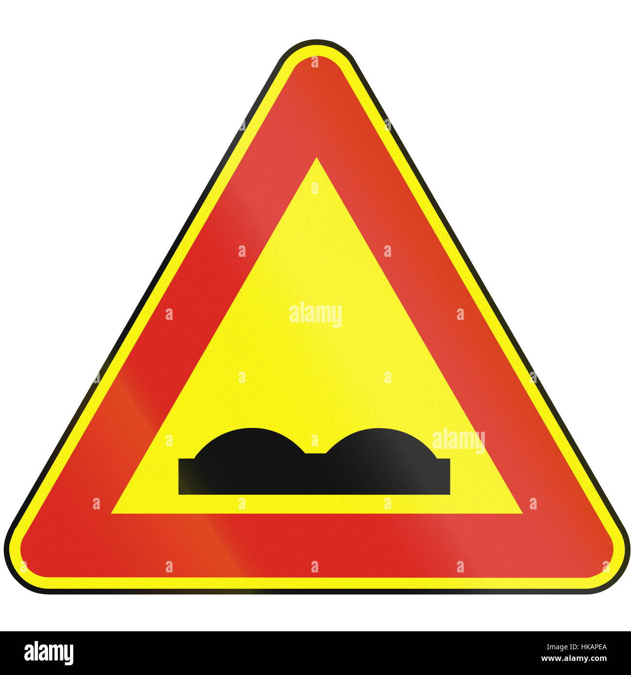 The temporary triangle Cut Out Stock Images & Pictures - Alamy