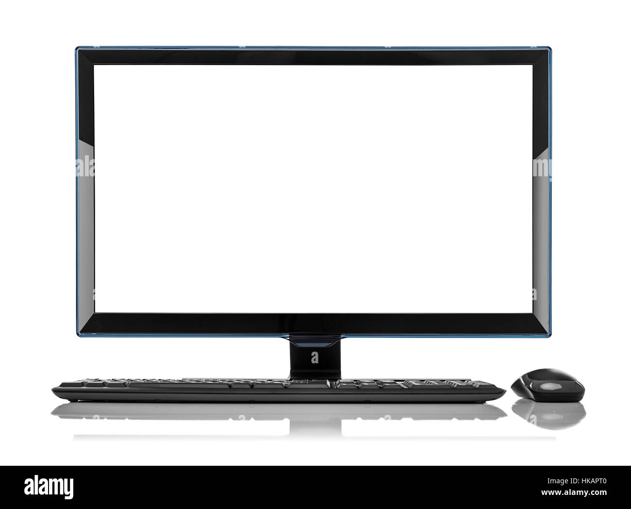 Desktop PC computer isolated Stock Photo - Alamy