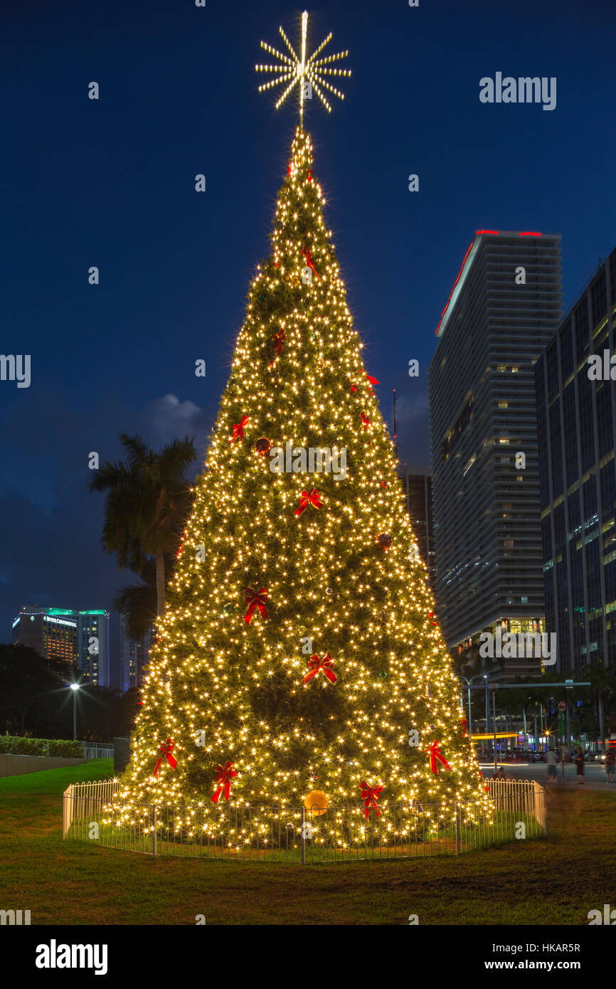Christmas tree bayfront park hi-res stock photography and images - Alamy