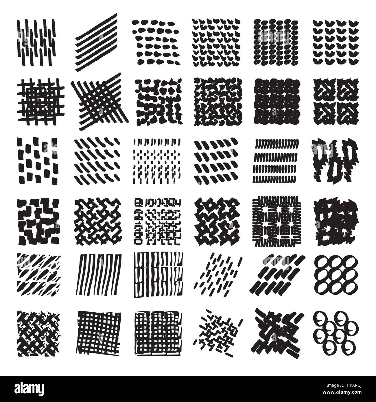 Hand Drawn textures .Different shapes scribble, line, spot, drop ...