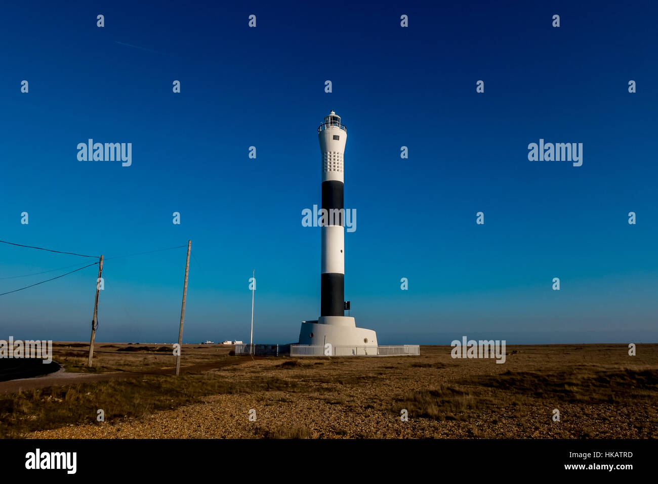 The lighthouse at Dungeness in Kent Stock Photo - Alamy