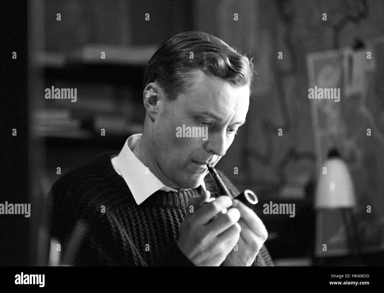 Tony Wedgwood Benn, the Postmaster General of the United Kingdom, in ...