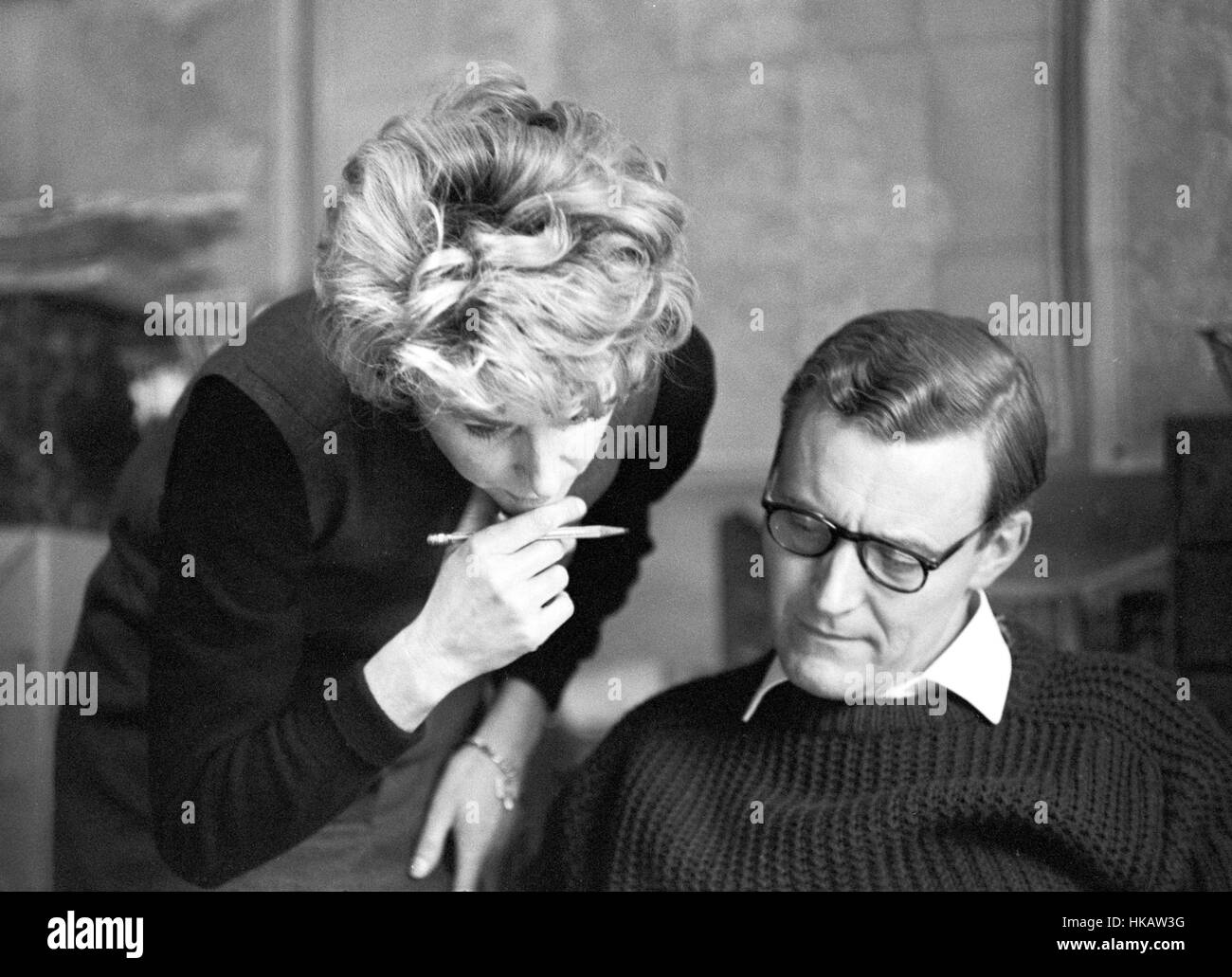Tony and Caroline Benn, working in Tony’s office during his tenure as ...