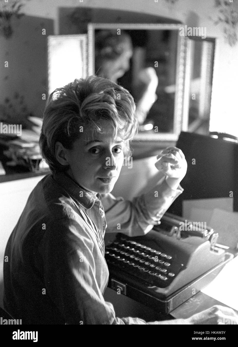 Caroline Benn (Caroline Middleton DeCamp), wife of Tony Benn, shown ...