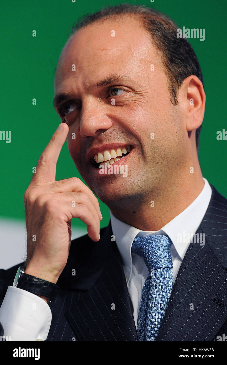 Florence, Italy. 23rd Jan, 2010. Angelino Alfano, Italian Minister for ...