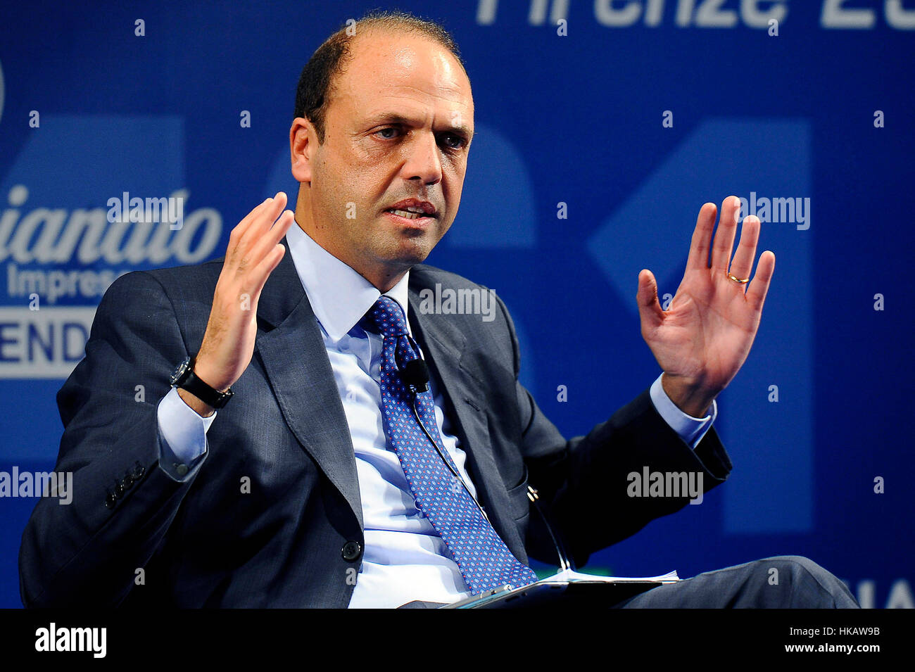 Florence, Italy. 23rd Mar, 2012. Angelino Alfano, Italian Minister for ...
