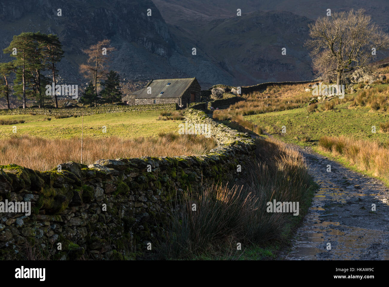 Tongue House in Kentmere in the Lake District Stock Photo - Alamy
