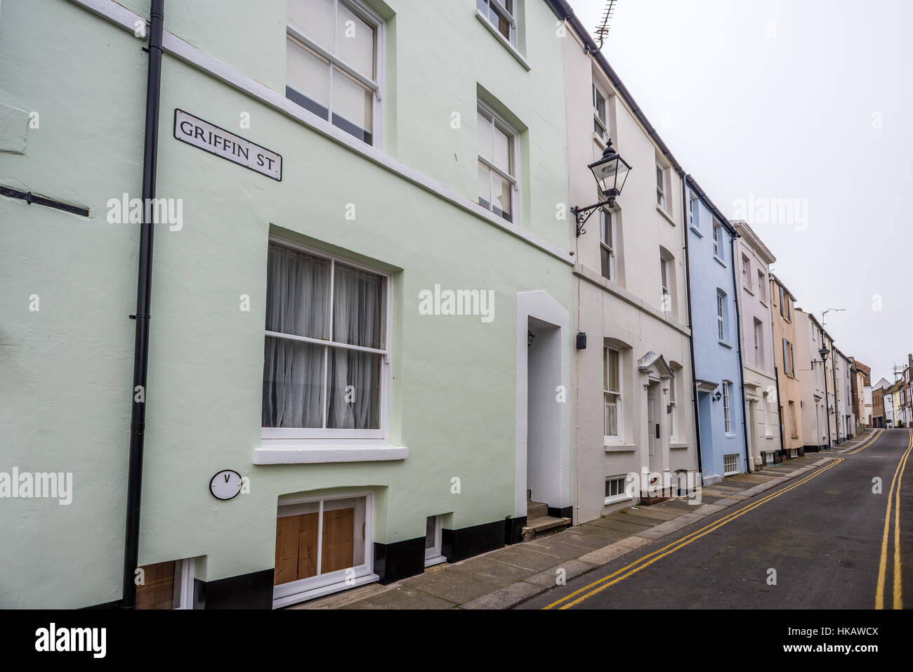 Street in the Kent coastal town of Deal Stock Photo - Alamy