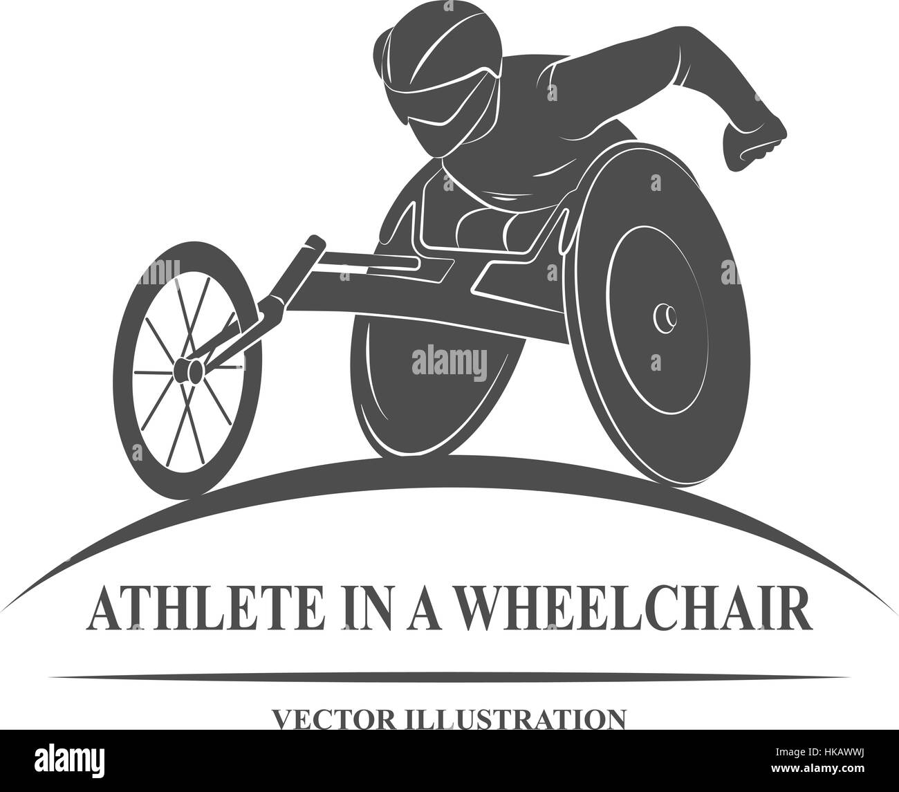 Wheelchair Race Vector