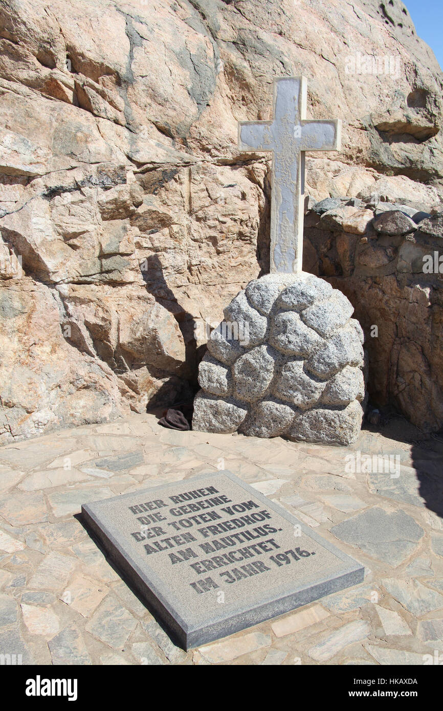 Memorial at Shark Island in Luderitz Stock Photo - Alamy