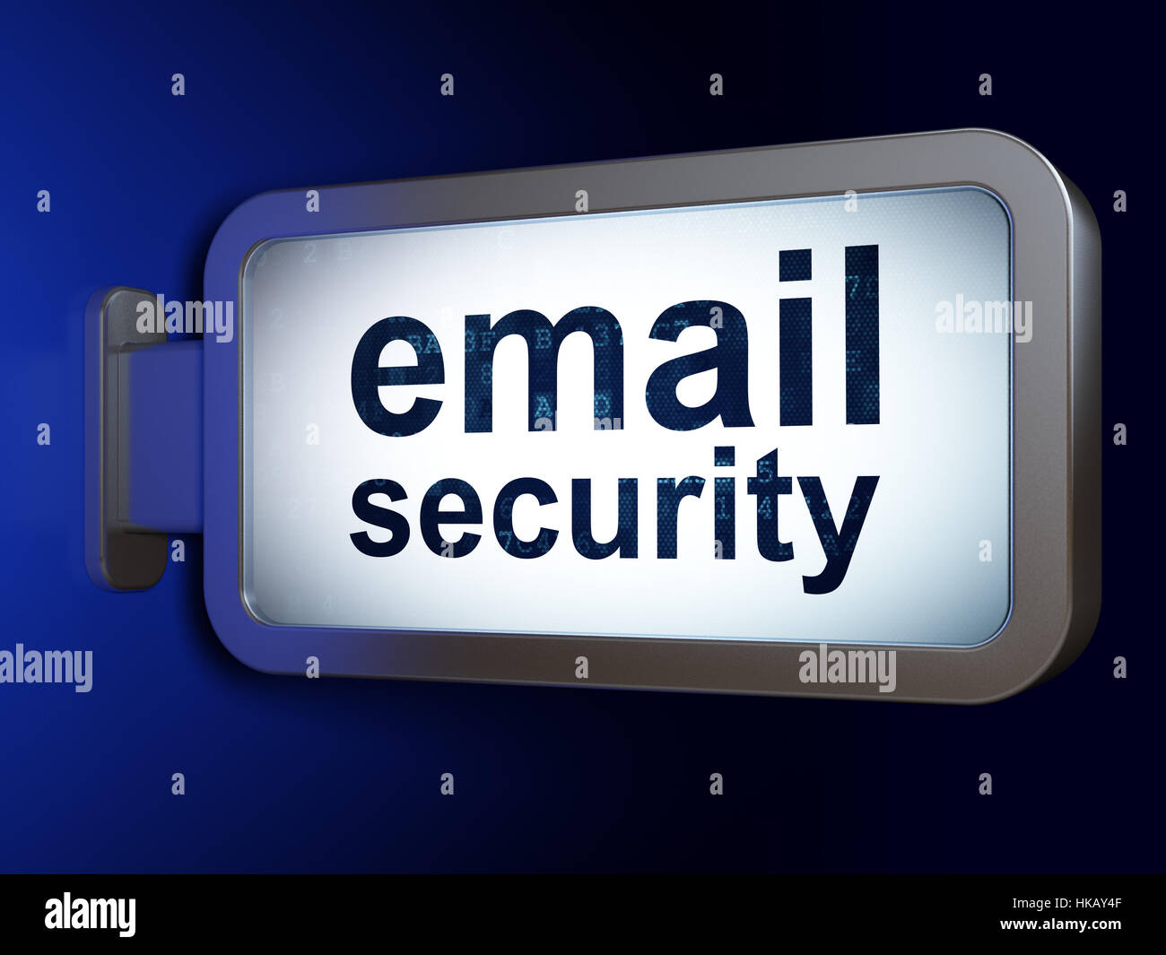 Privacy concept: Email Security on billboard background Stock Photo - Alamy