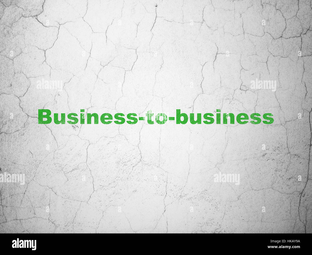 Business concept: Business-to-business on wall background Stock Photo ...
