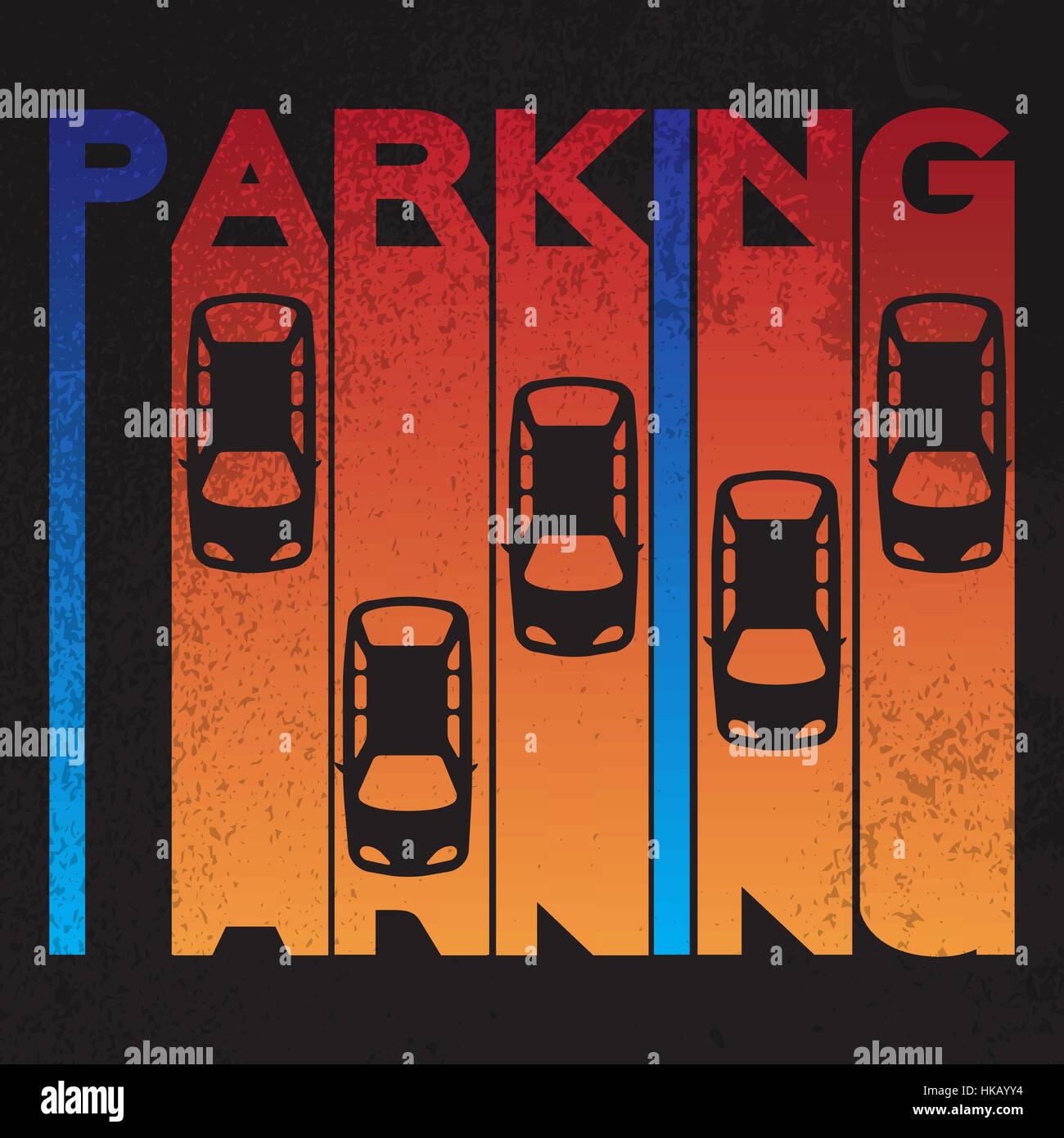 Car cars park space Stock Vector Images - Alamy