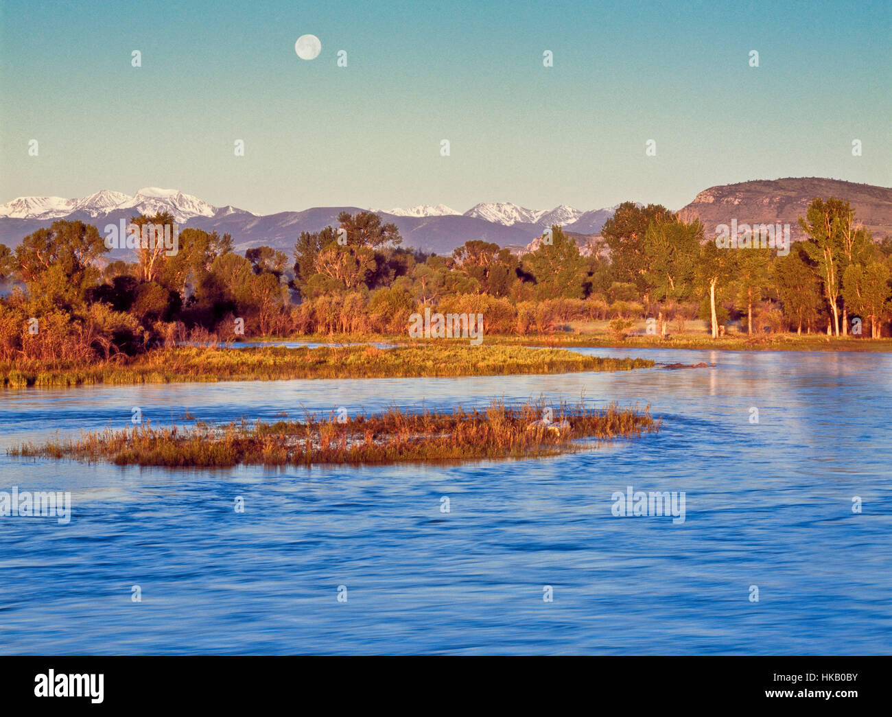 Idyllic riparian setting hi-res stock photography and images - Alamy