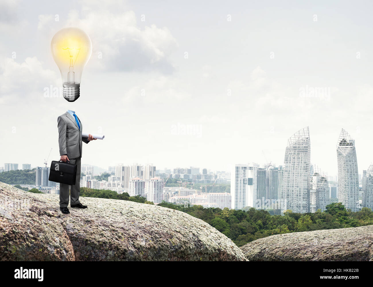 Man of creative ideas Stock Photo - Alamy
