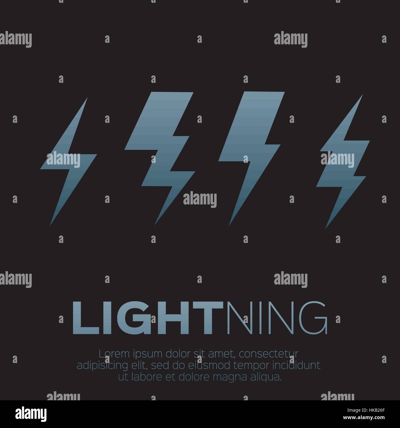 Lightning bolt icon for apps and websites Stock Vector Image & Art - Alamy