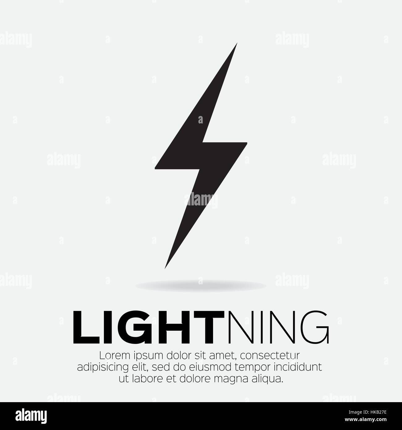 Lightning bolt icon for apps and websites Stock Vector Image & Art - Alamy