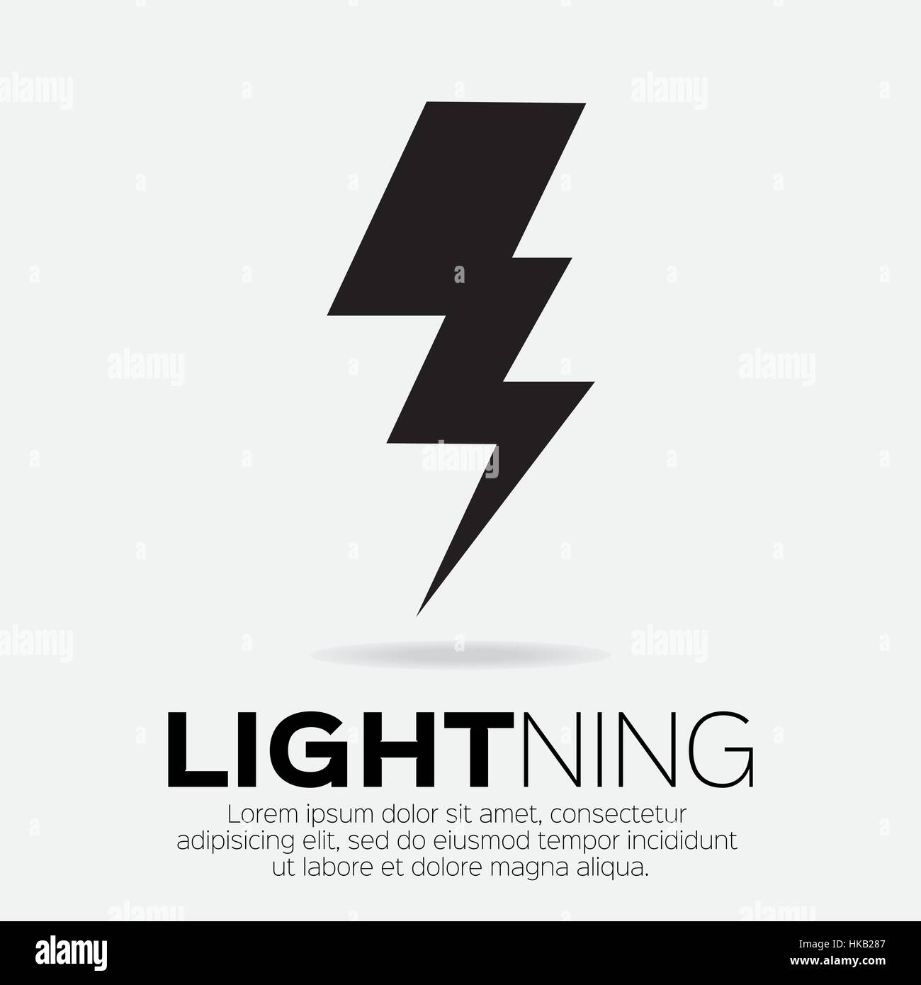 Lightning bolt icon for apps and websites Stock Vector Image & Art - Alamy