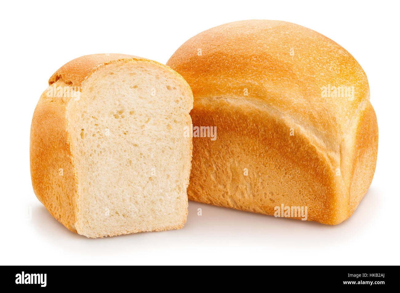 sliced bread isolated Stock Photo - Alamy