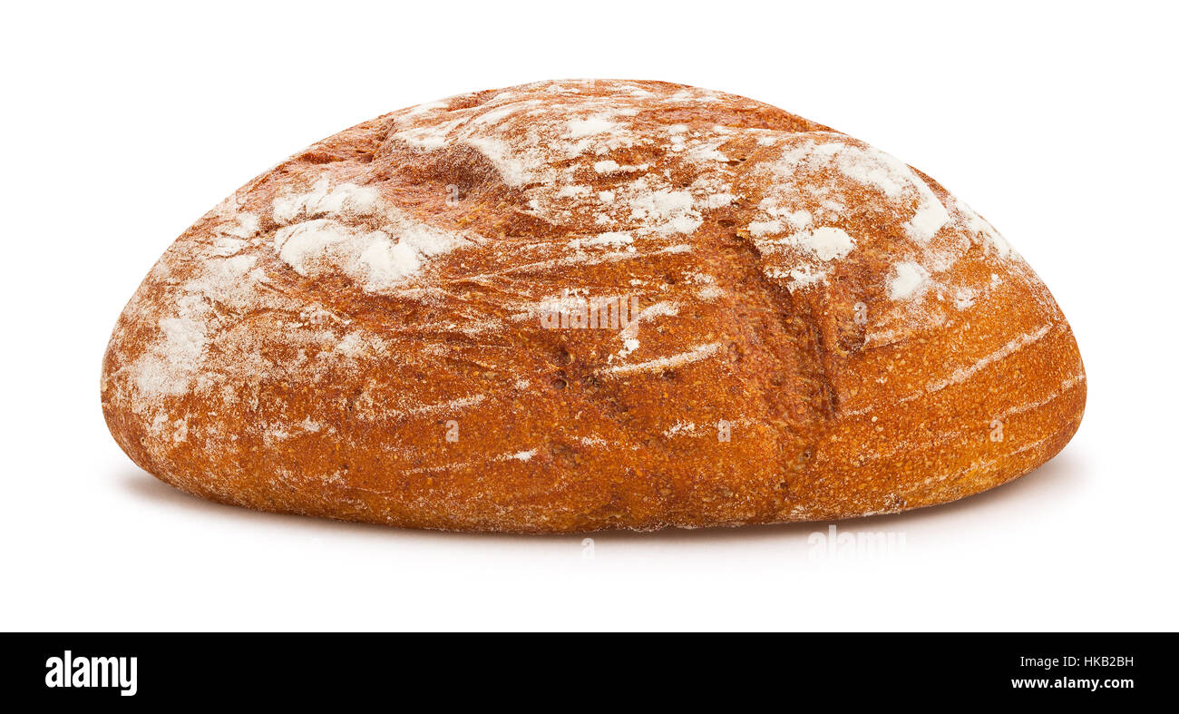 brown bread loaf isolated Stock Photo - Alamy