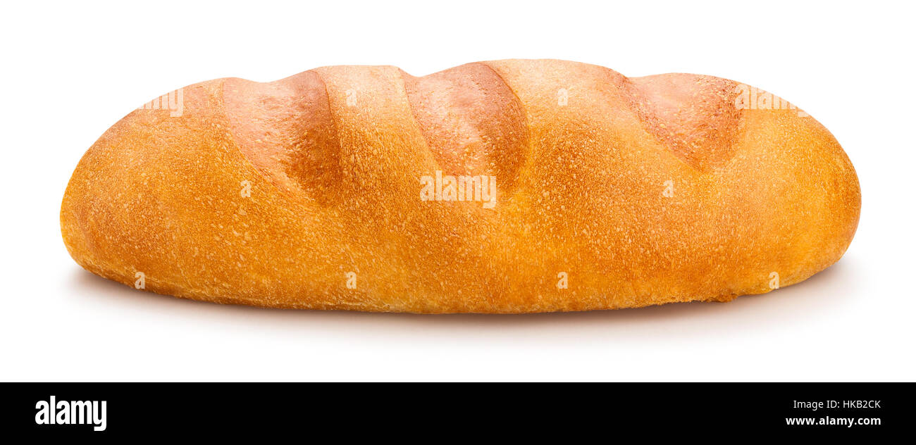 white bread loaf isolated Stock Photo - Alamy