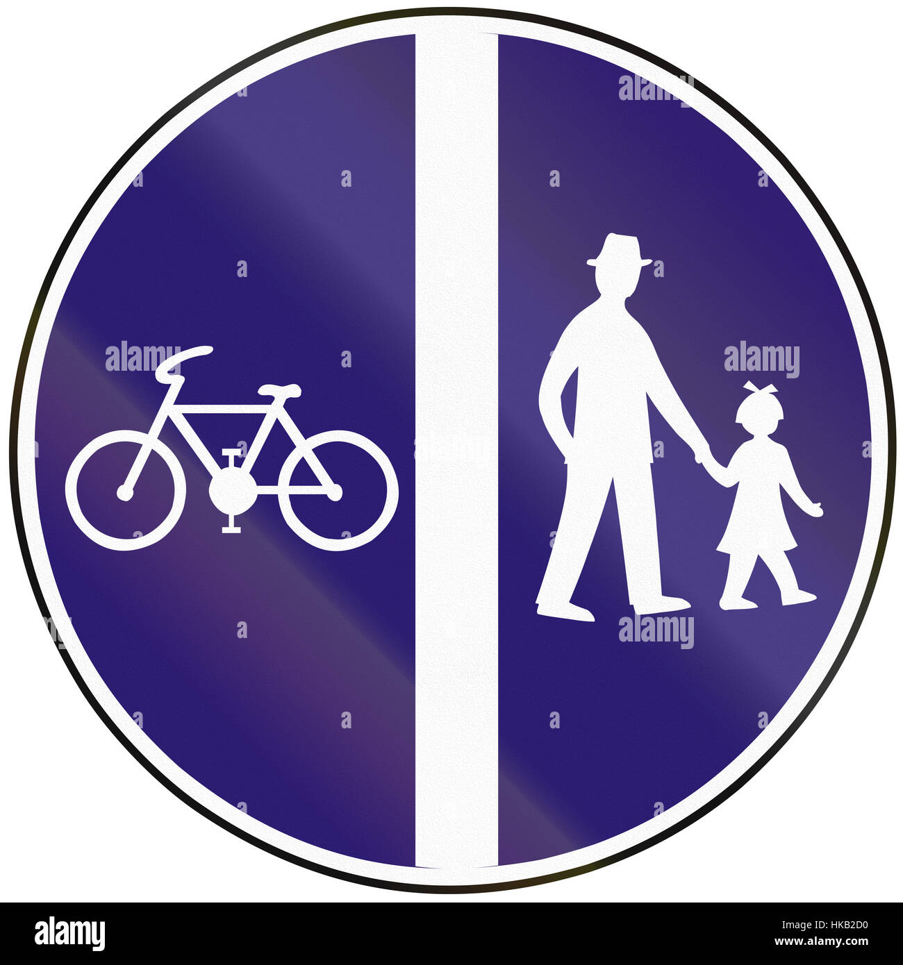 Shared Bicycle Pedestrian Path Stock Photos & Shared Bicycle Pedestrian ...