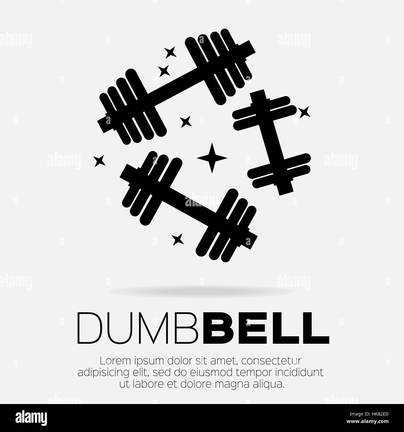 Dumbbel set . Sports equipment icon Stock Vector Image & Art - Alamy