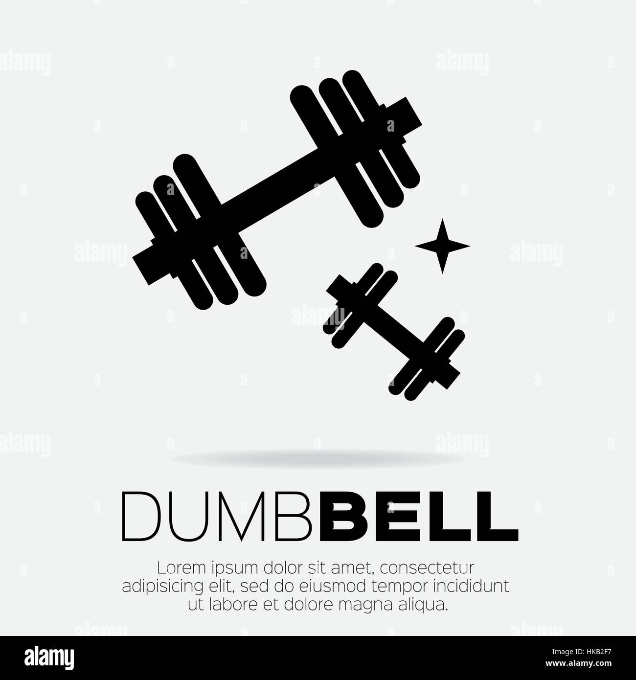 Dumbbel set . Sports equipment icon Stock Vector Image & Art - Alamy