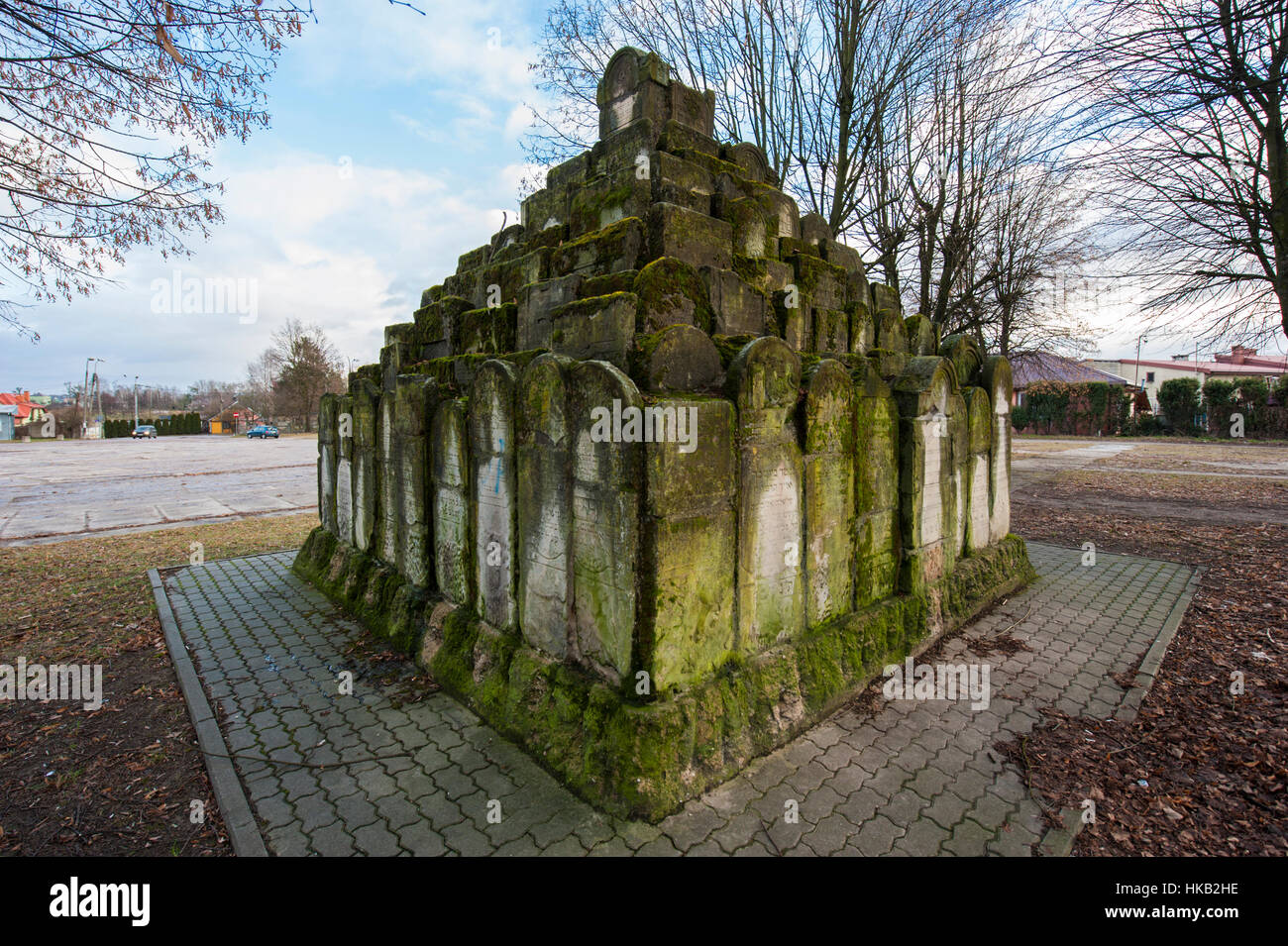 Lapidarium in Maków Mazowiecki, Masovian Voivodeship, Poland Stock ...