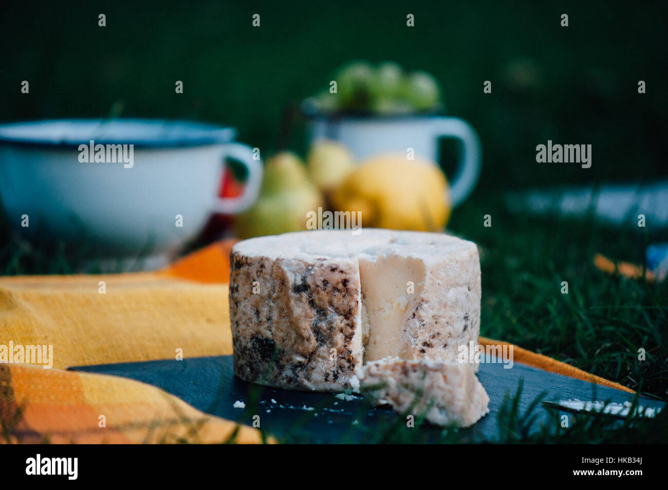 Gamonéu cheese still life Stock Photo - Alamy